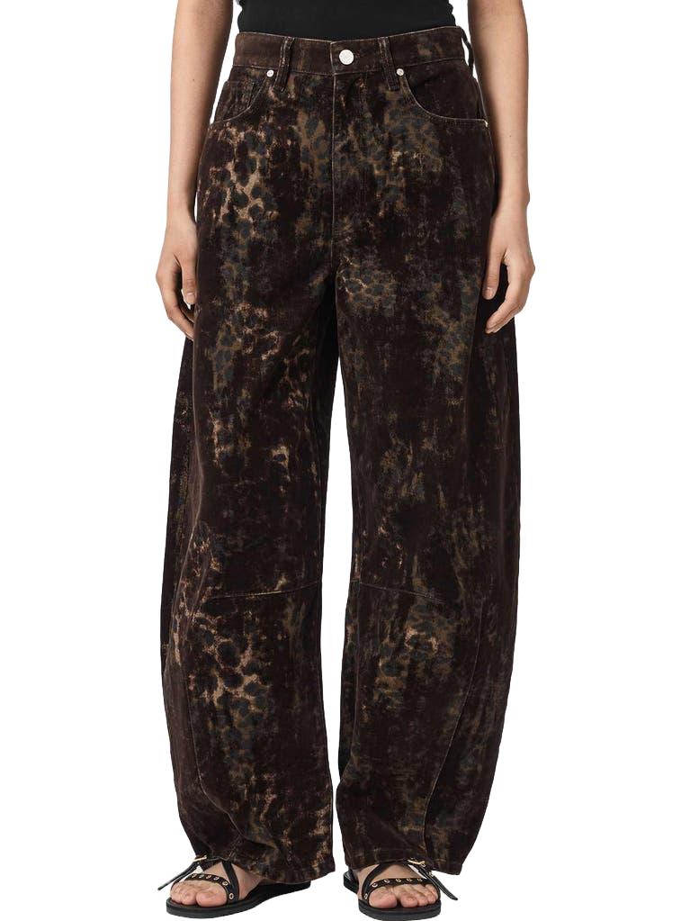 LIU JO LIU JO Oversized Glitter-Print Drill Jacket